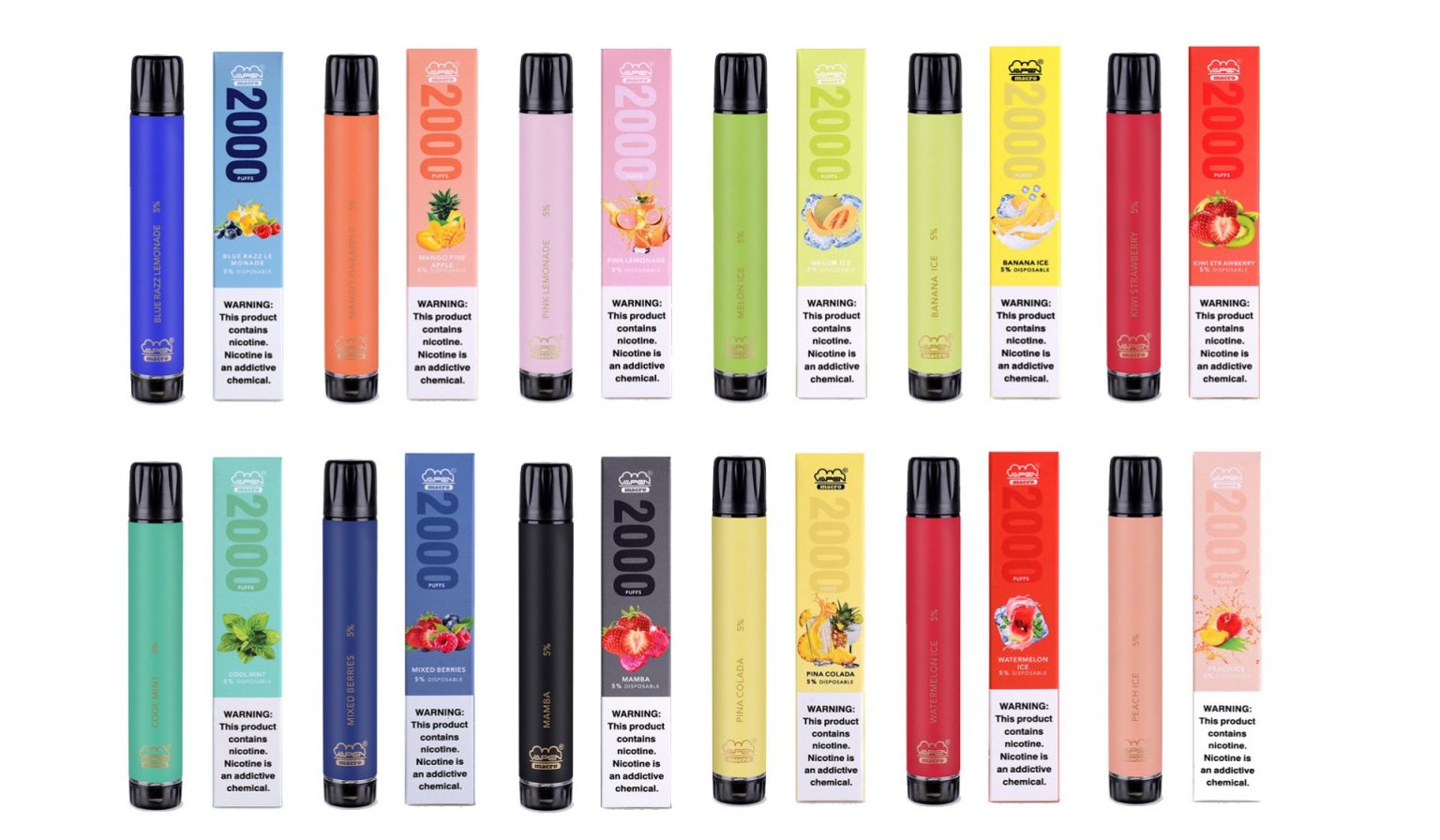 VAPEN MACRO - VAPEN - Disposable Vape Global Premium Brand Distributor